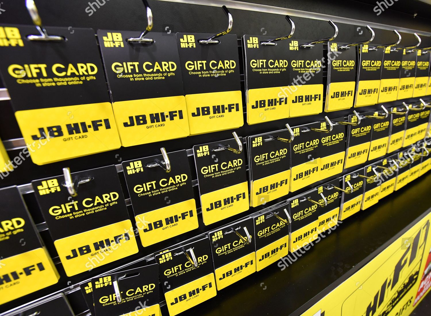 Jb Hifi Branded Gift Cards Seen Editorial Stock Photo - Stock Image ...