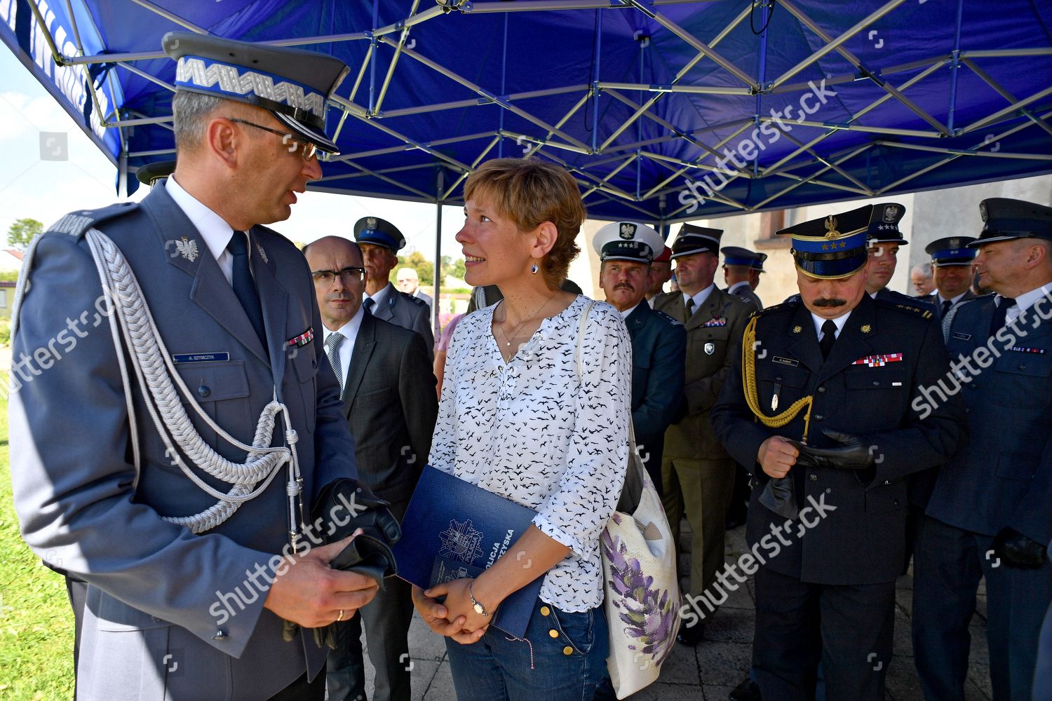 Ceremony Underway Posthumous Awarding Honorary Police Editorial Stock ...