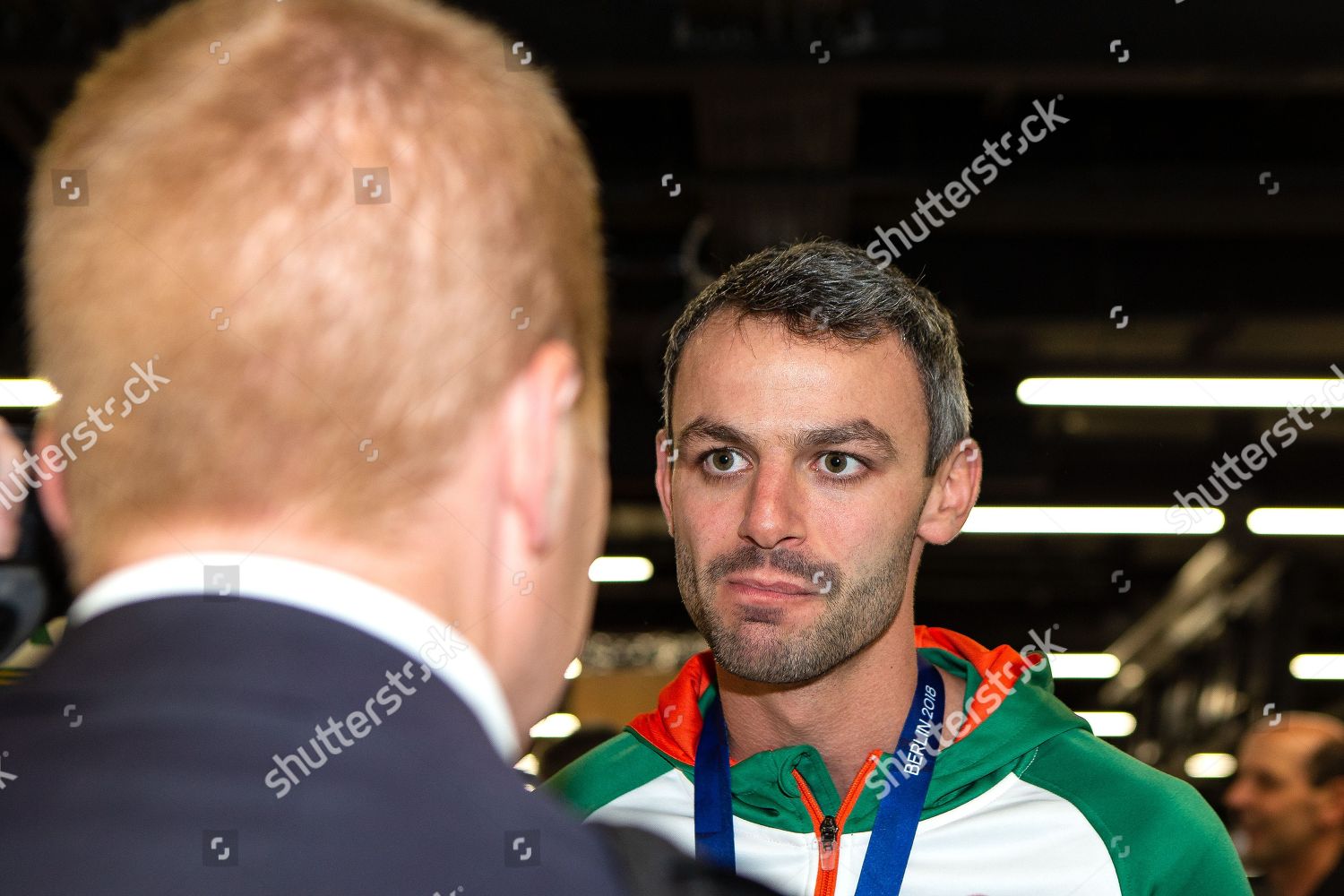 Bronze Medalist Thomas Barr Speaks Media Editorial Stock Photo - Stock ...