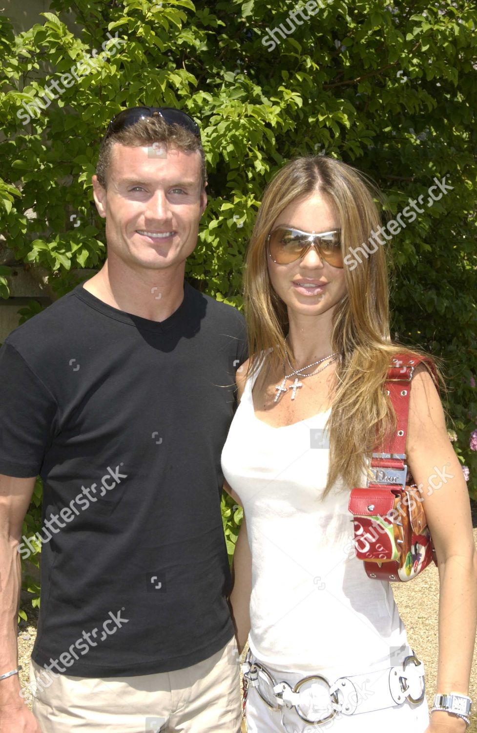 David Coulthard His Girlfriend Simone Abdelnour Editorial Stock Photo ...