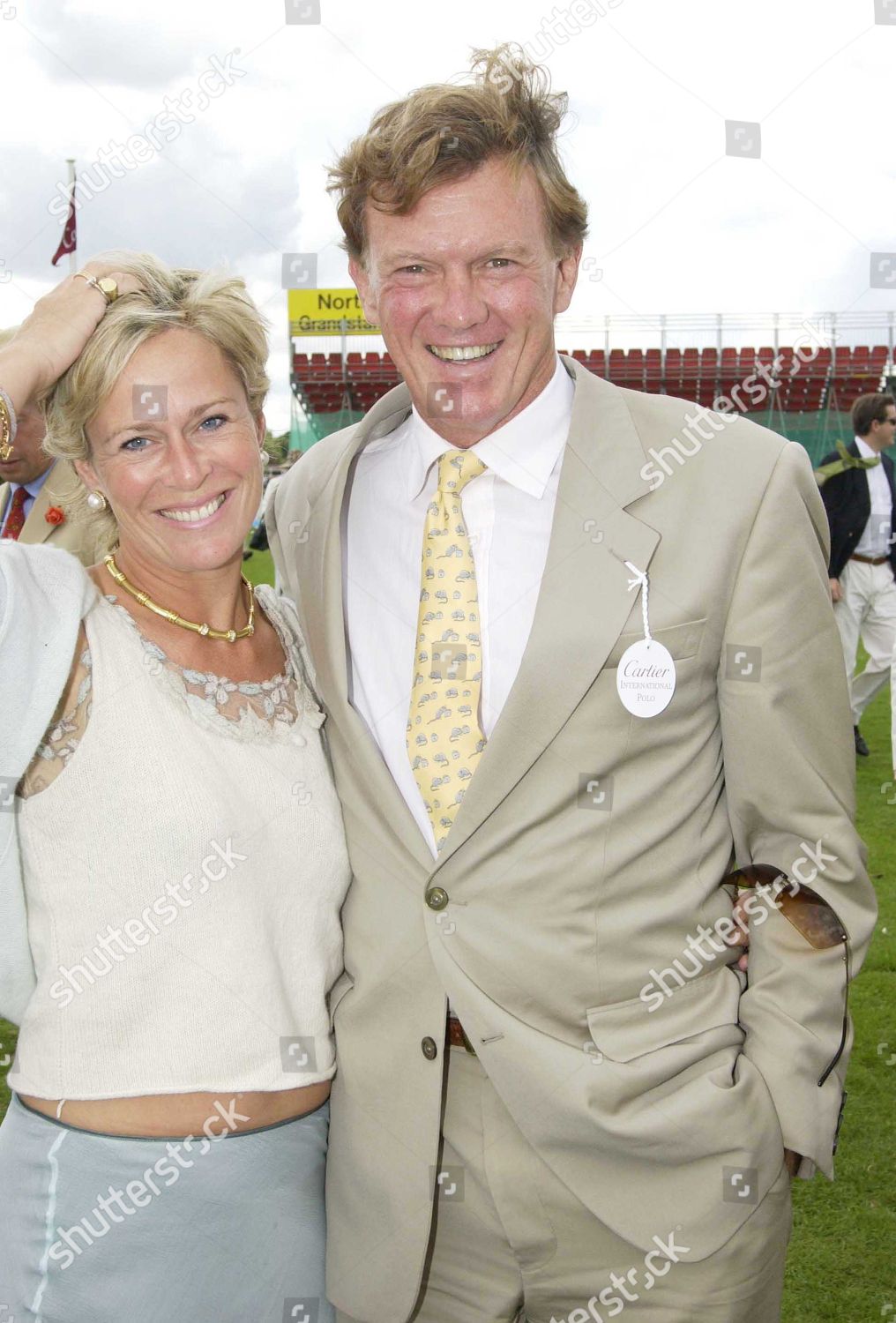 BROOK JOHNSON HIS WIFE SALLY FABER Editorial Stock Photo - Stock Image ...