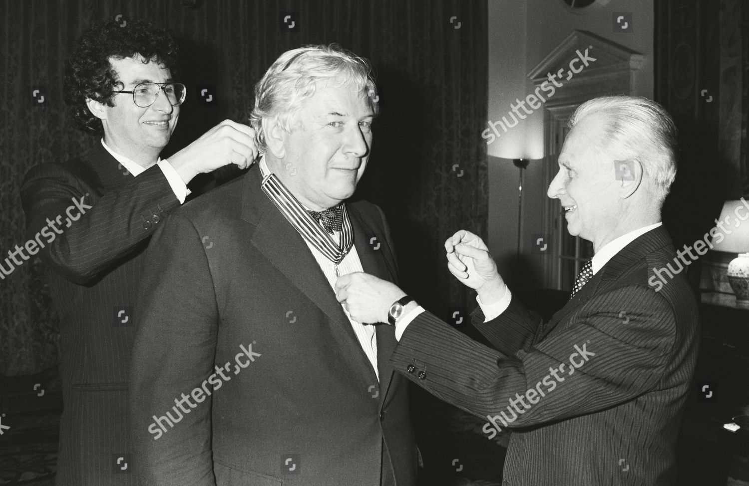 Peter Ustinov French Ambassador Jacques Viot Editorial Stock Photo ...