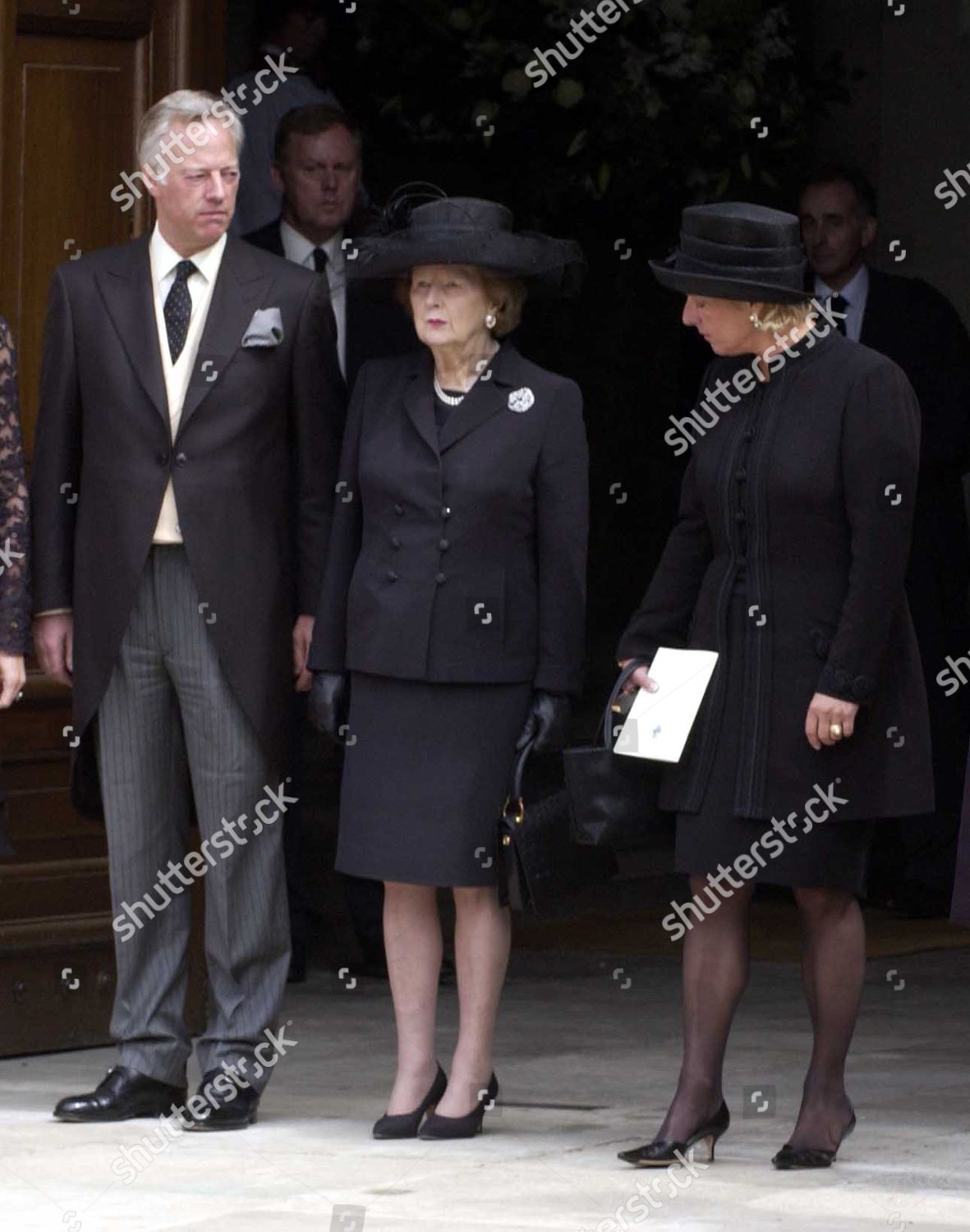 Baroness Margaret Thatcher Her Children Mark Editorial Stock Photo ...