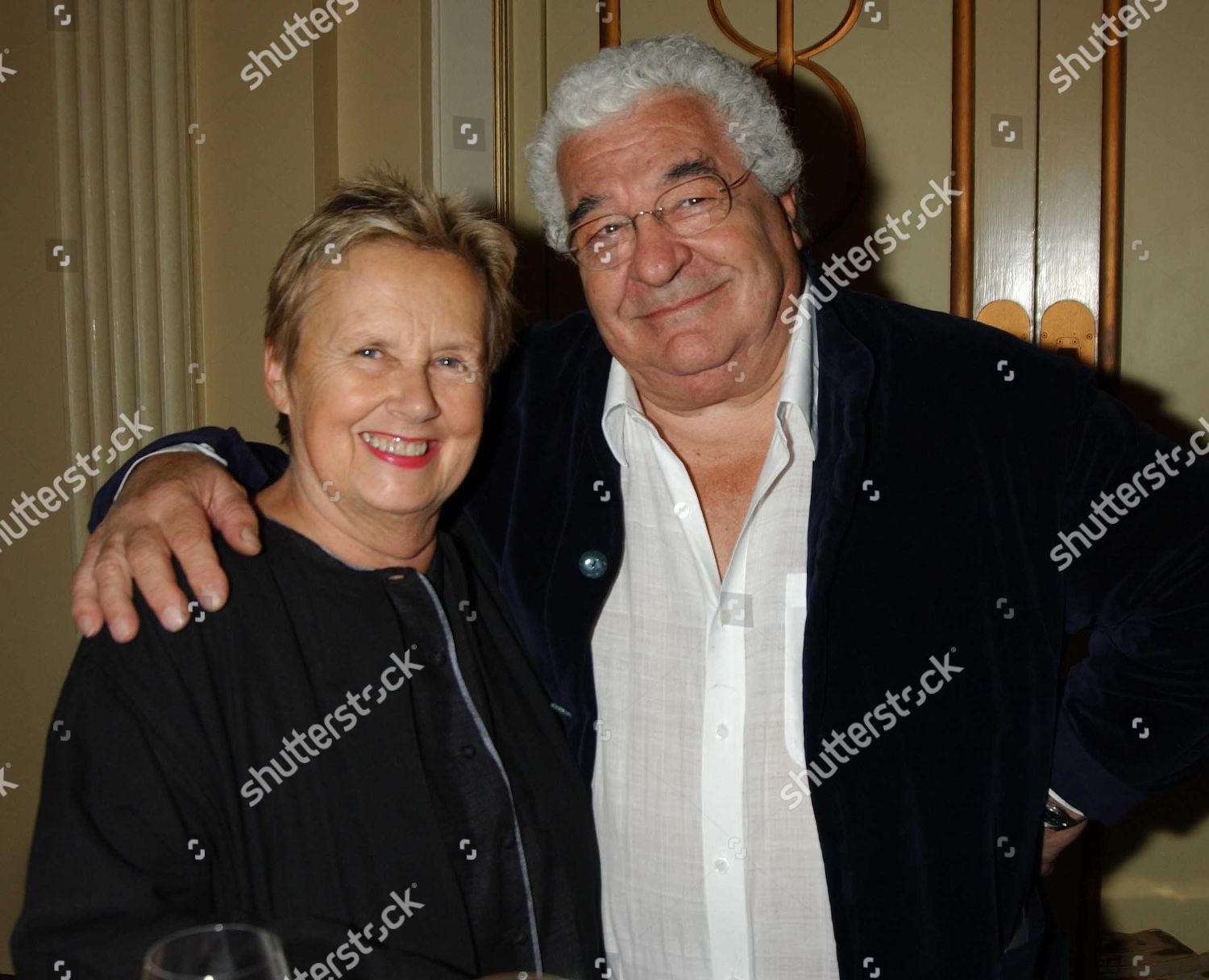 Antonio Carluccio His Wife Priscilla Conran Editorial Stock Photo ...