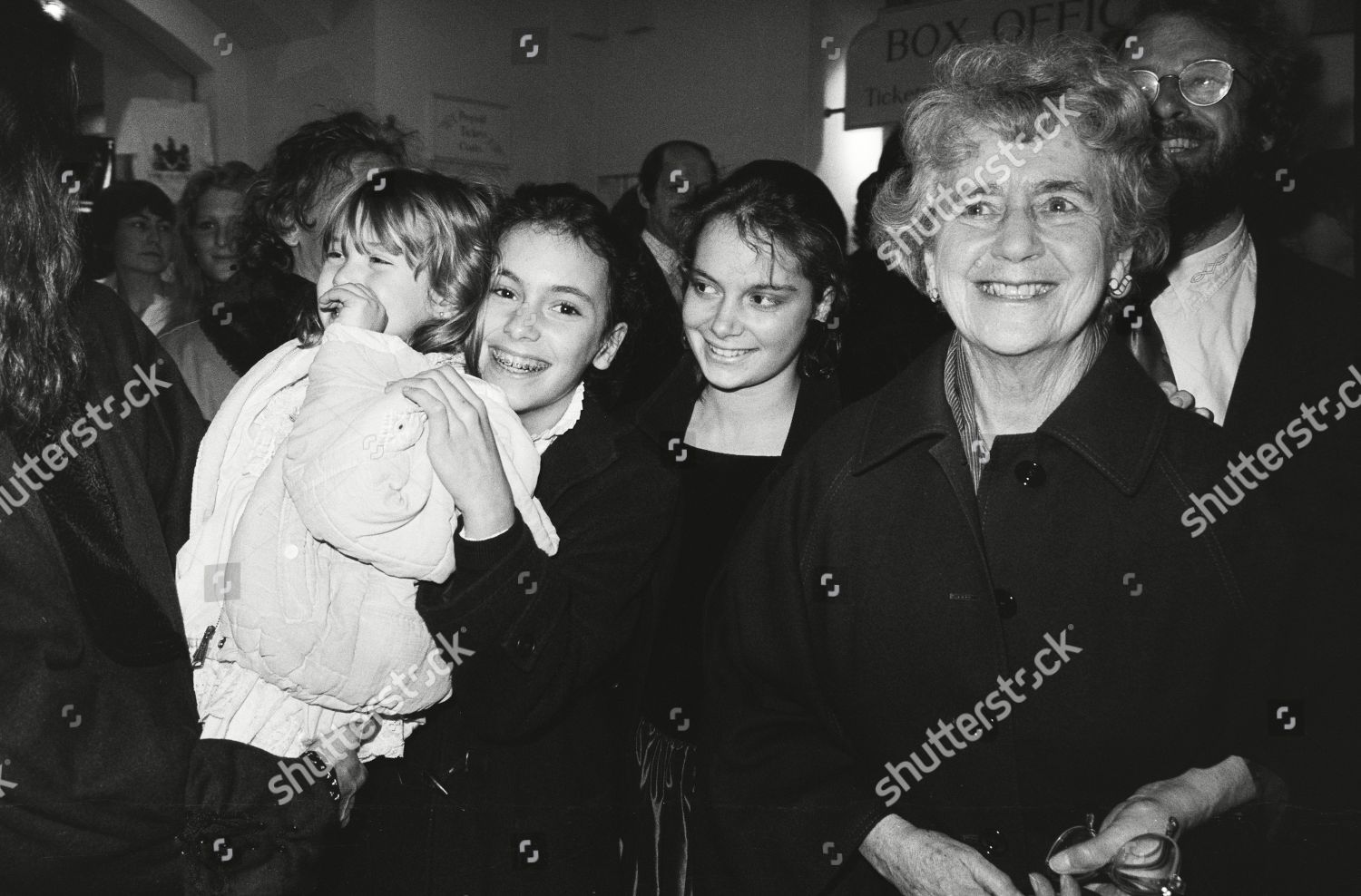 Dame Peggy Ashcroft Her Family Editorial Stock Photo - Stock Image ...