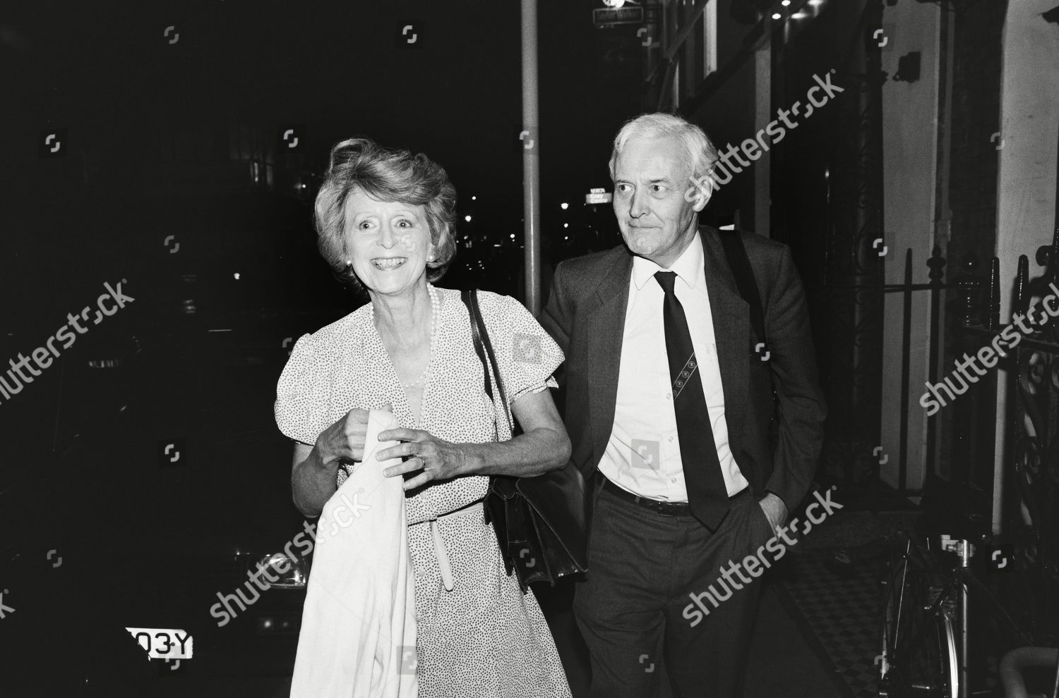 Tony Benn His Wife Caroline Benn Editorial Stock Photo - Stock Image ...