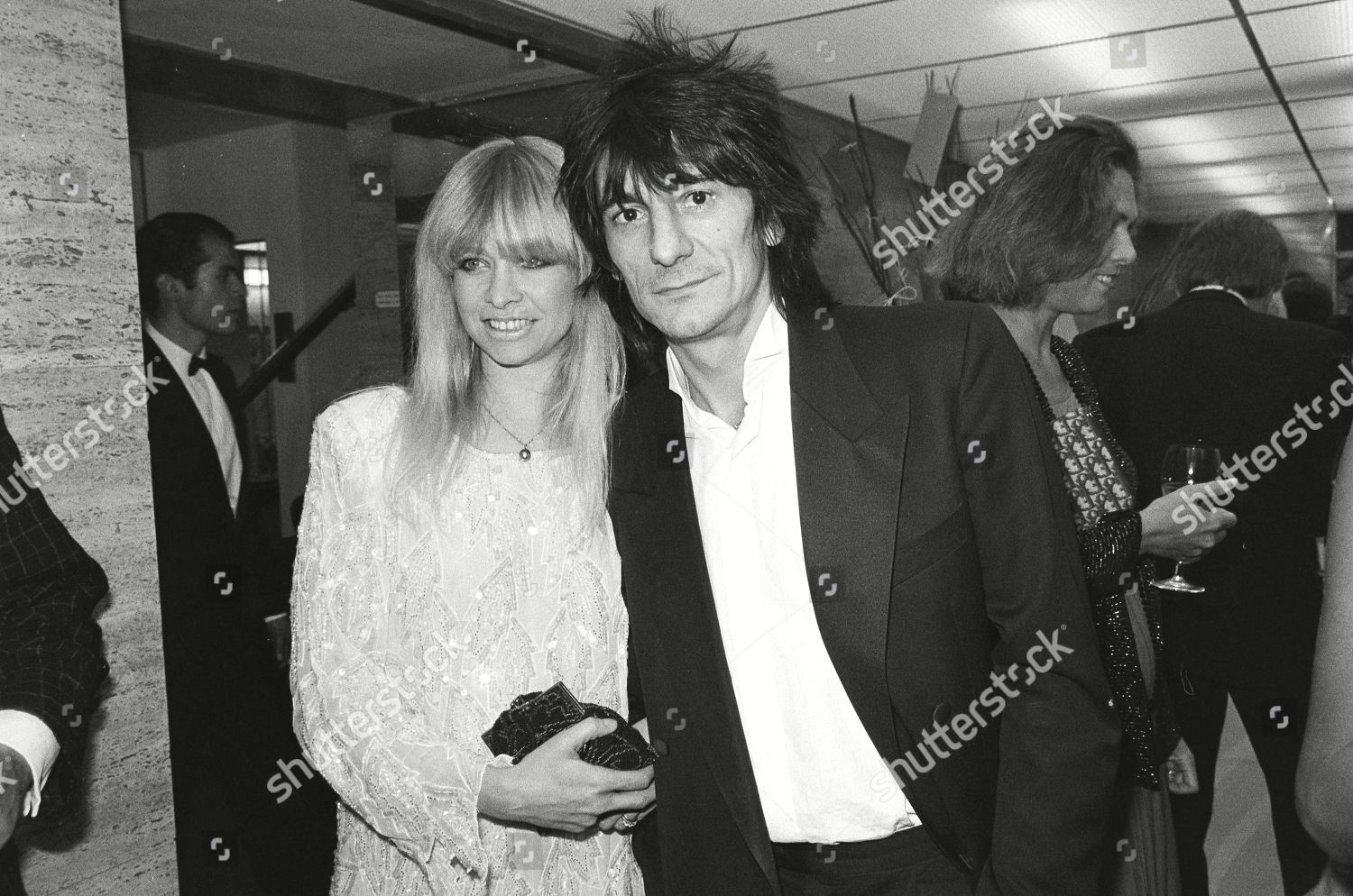 Ronnie Wood His Wife Jo Wood Editorial Stock Photo - Stock Image ...
