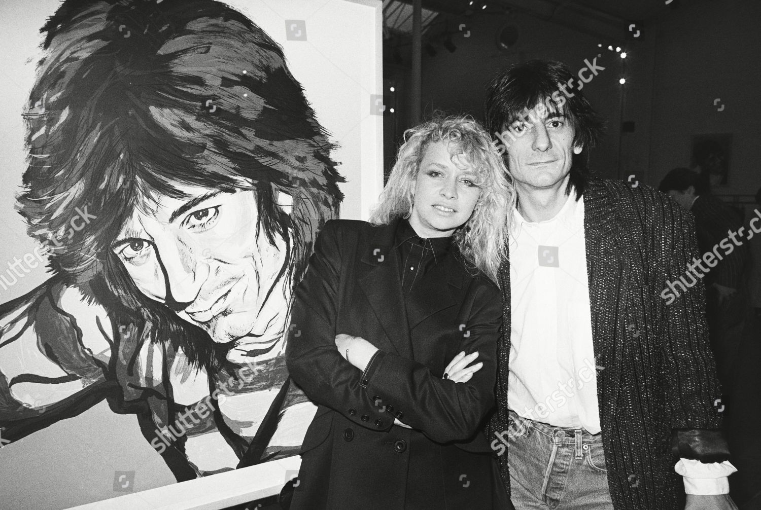 Ronnie Wood His Wife Jo Wood Editorial Stock Photo - Stock Image ...