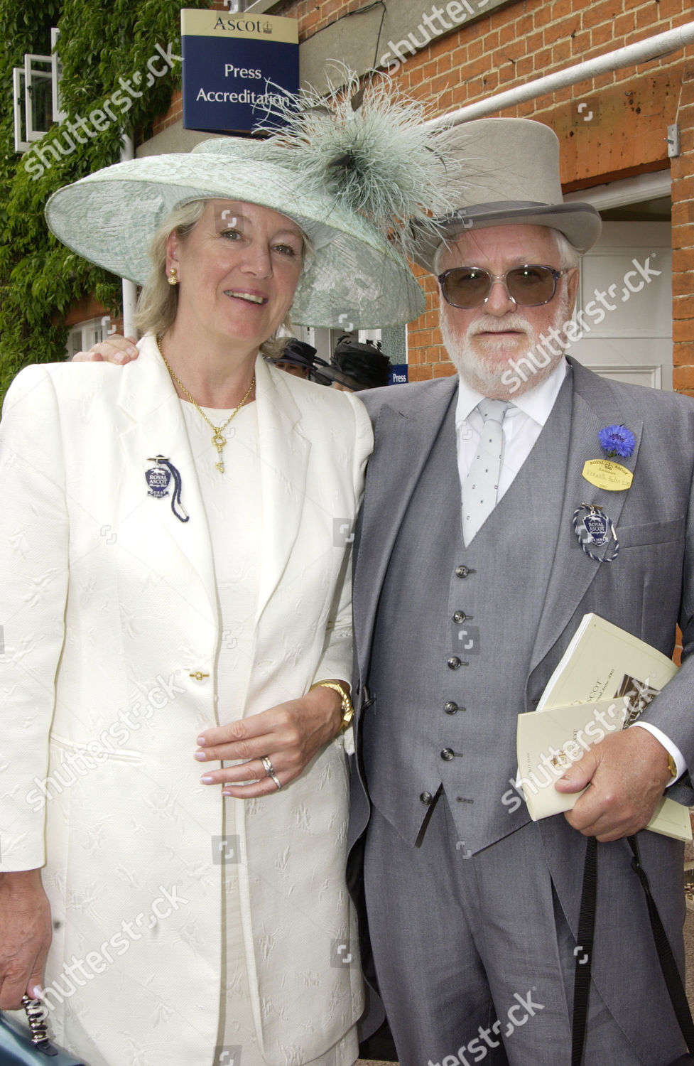Ken Bates His Partner Suzannah Dwyer Editorial Stock Photo - Stock ...