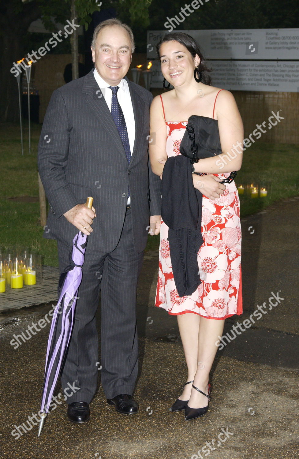 Lord Peter Palumbo His Stepdaughter Editorial Stock Photo - Stock Image ...