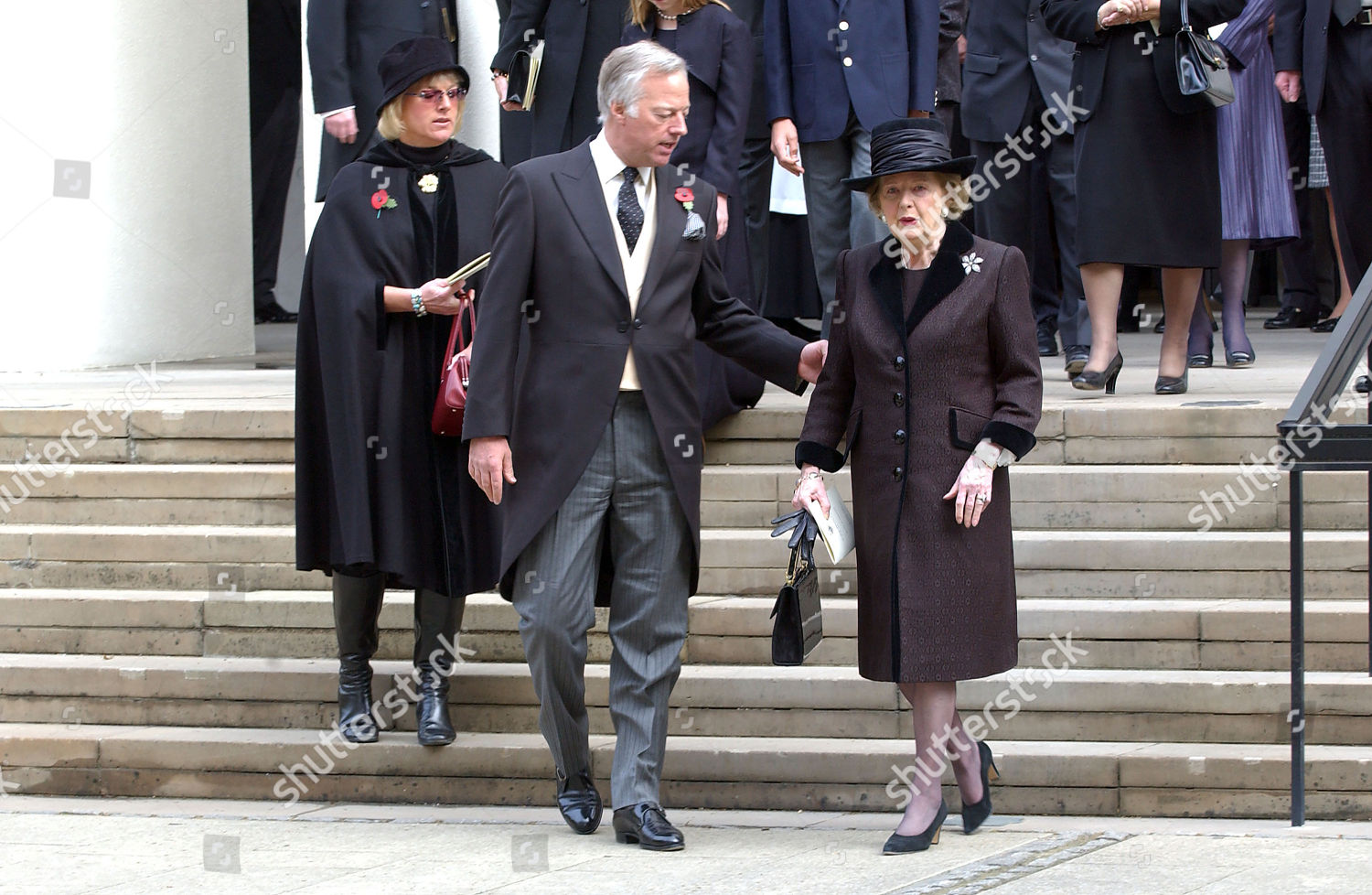 Baroness Margaret Thatcher Her Daughter Carol Editorial Stock Photo ...