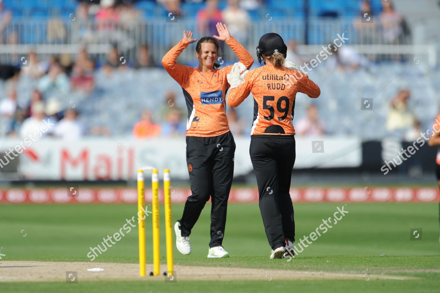 Suzie Bates Carla Rudd Southern Vipers Editorial Stock Photo - Stock ...