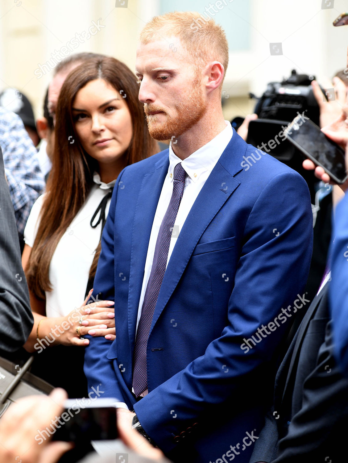 BEN STOKES HIS WIFE CLARE RATCLIFFE Editorial Stock Photo - Stock Image ...