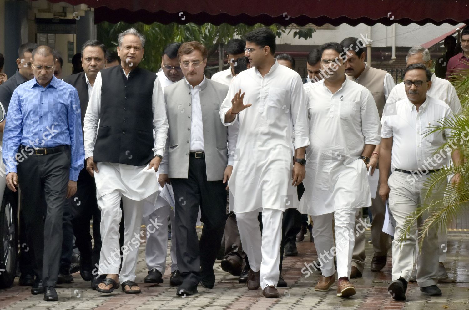 Congress Party Leaders Ashok Gehlot Vivek Editorial Stock Photo - Stock ...