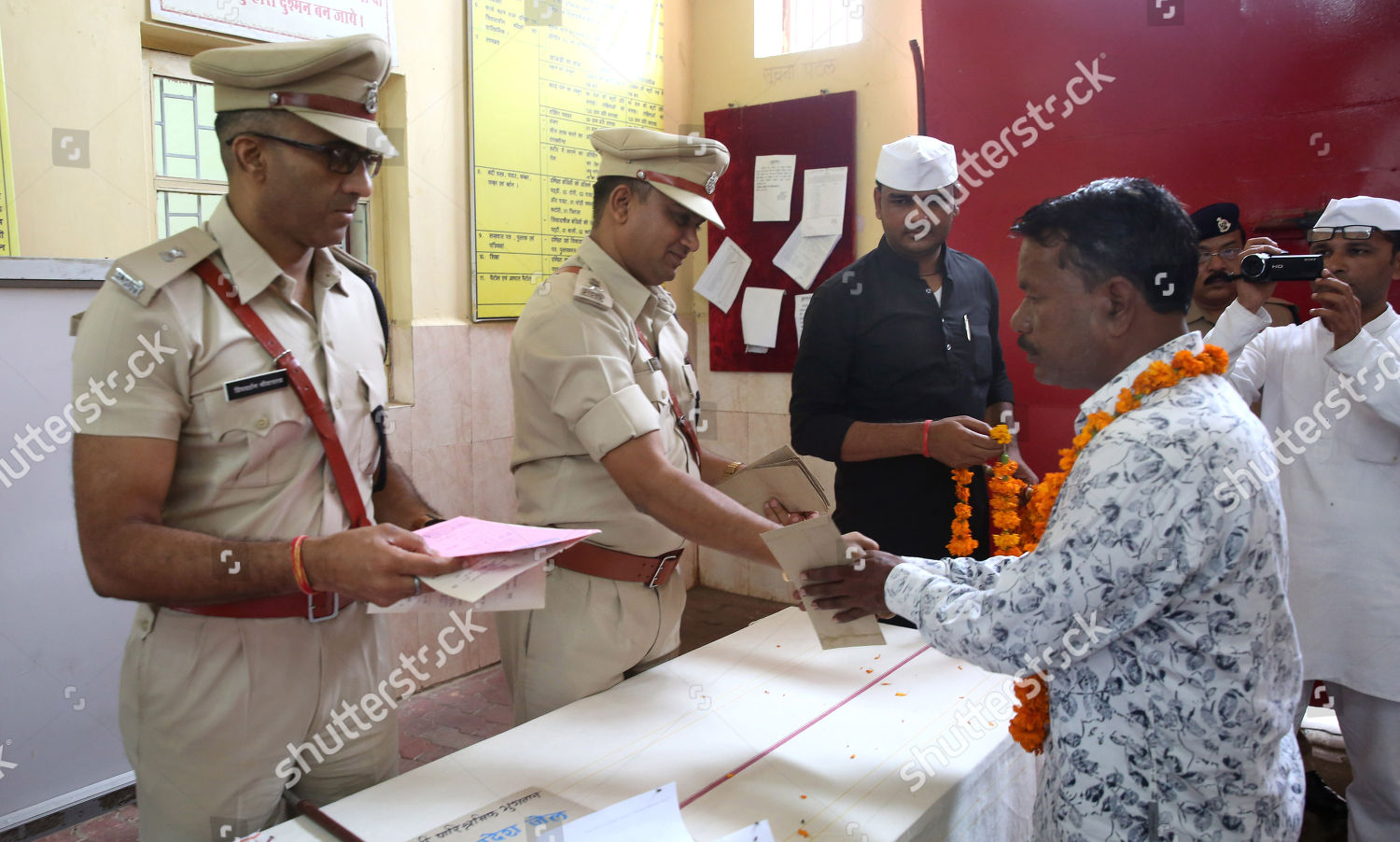 Police Officers Check Documents Released Indian Editorial Stock Photo ...