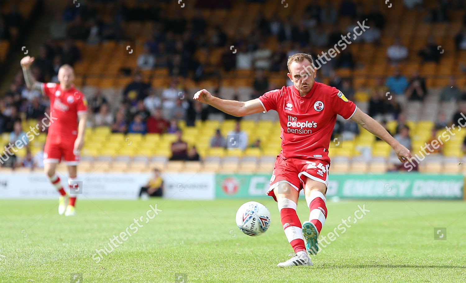 Robert Milsom Crawley Crosses Ball During Editorial Stock Photo - Stock ...