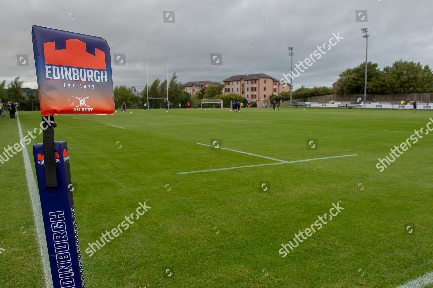 Meggetland Sports Complex Before Rugby Friendly Editorial Stock Photo ...