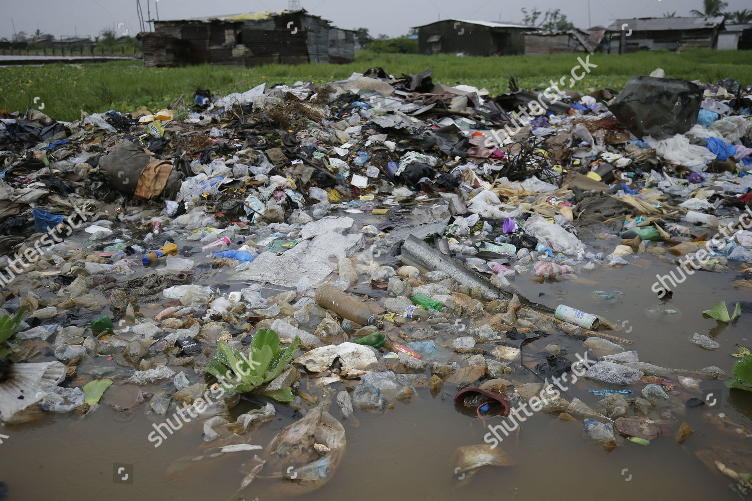 Plastic Waste Drainages Due Flooding Samuel Editorial Stock Photo ...