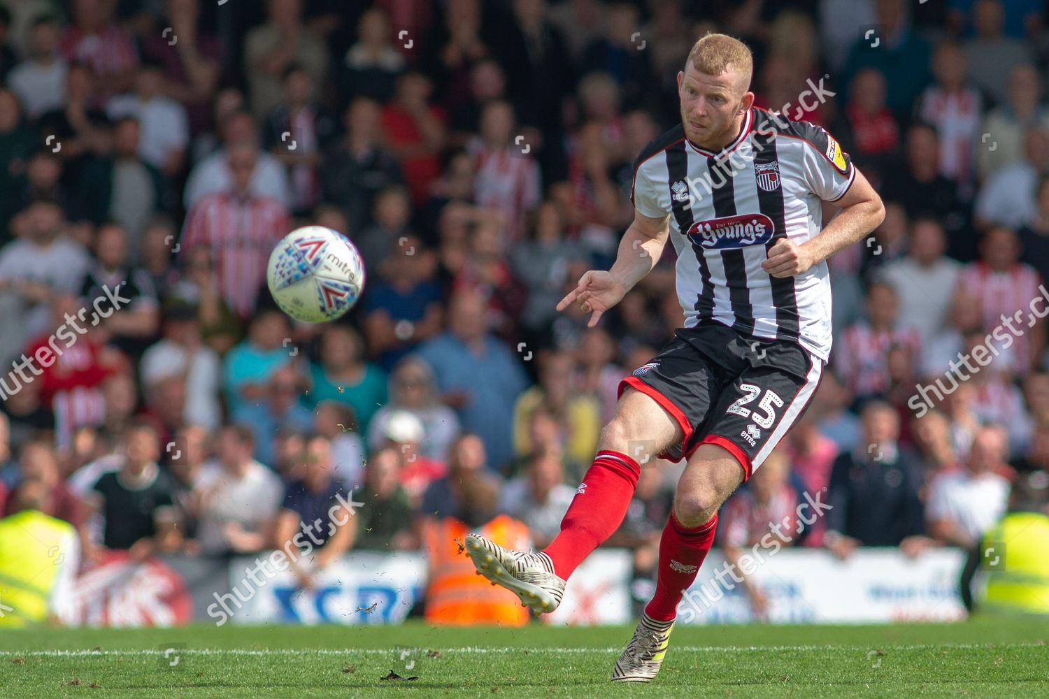 Grimsby Town Defender Alex Whitmore During Editorial Stock Photo ...