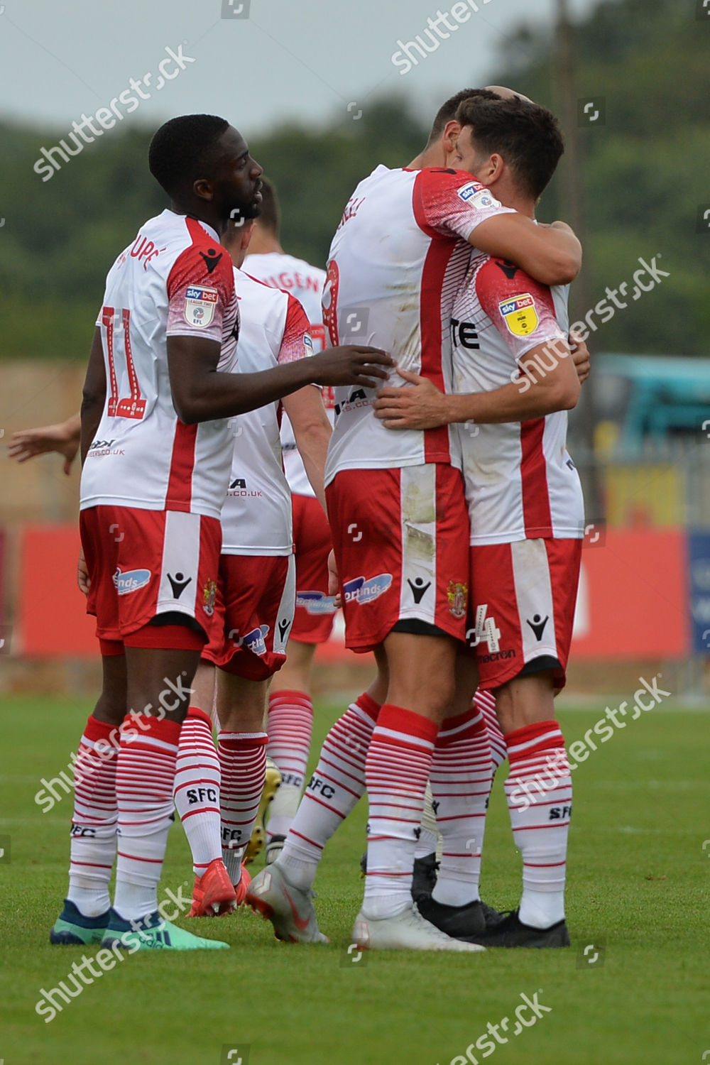 Michael Timlin Stevenage Scores First Goal Editorial Stock Photo ...