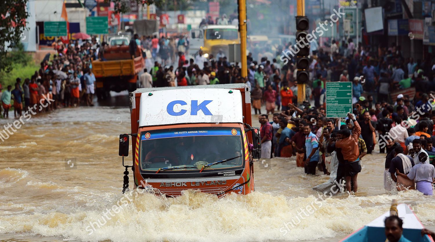 Trucks Deployed Rescue Operation During Flood Editorial Stock Photo ...