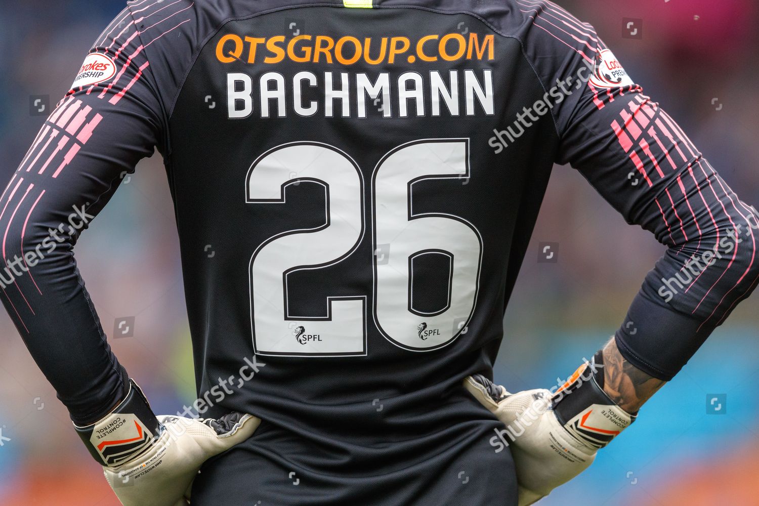 Kilmarnock Goalkeeper Daniel Bachmann Name On Editorial Stock Photo ...
