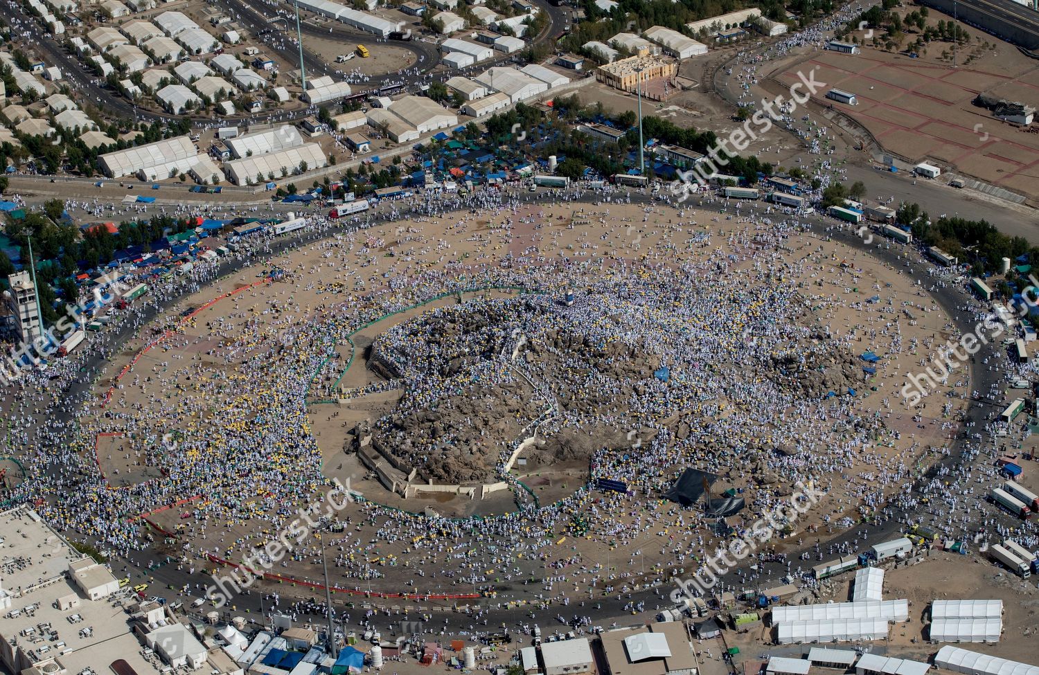 Aerial View Mount Arafat Where Thousands Editorial Stock Photo - Stock ...