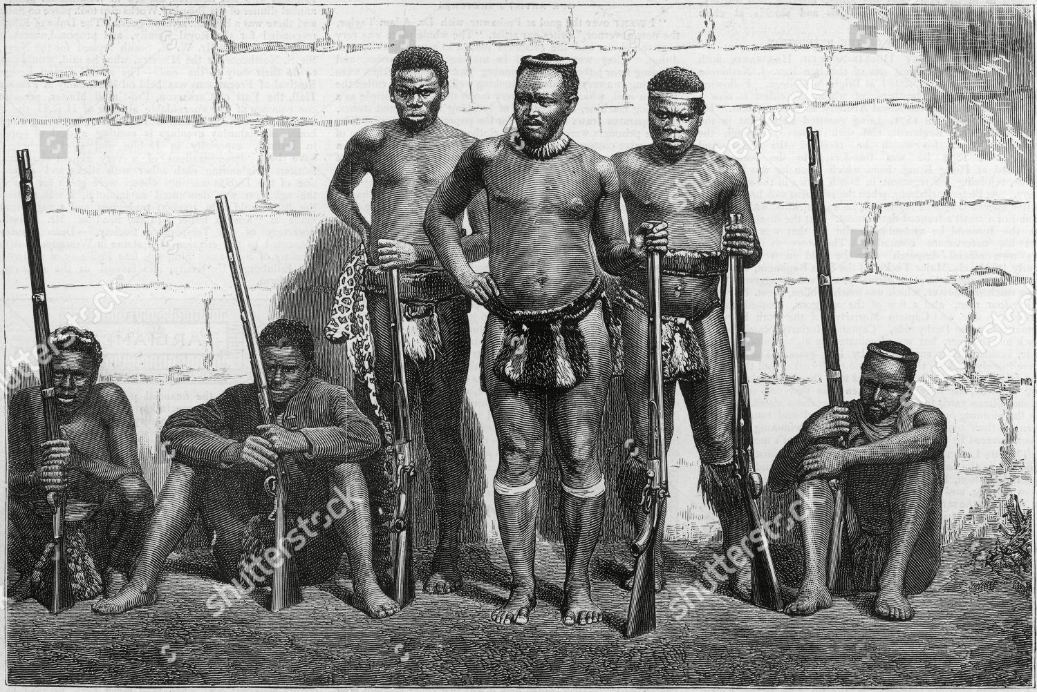 Dabulamanzi Feared Respected Great Zulu Warrior Editorial Stock Photo ...