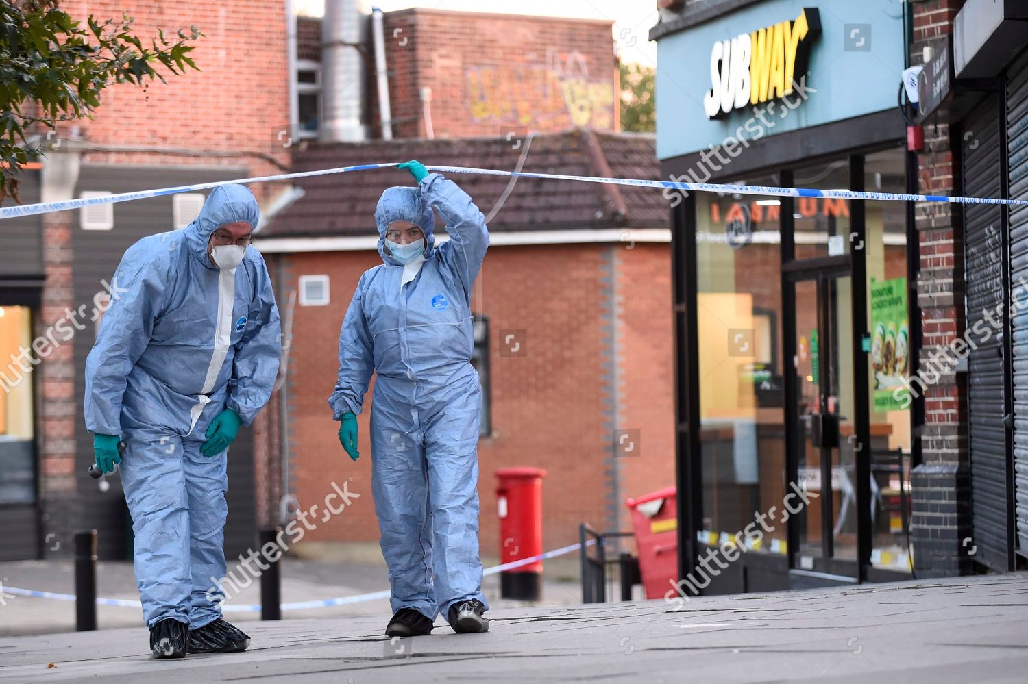 Forensics Officers Work Scene Police Cordon Editorial Stock Photo ...