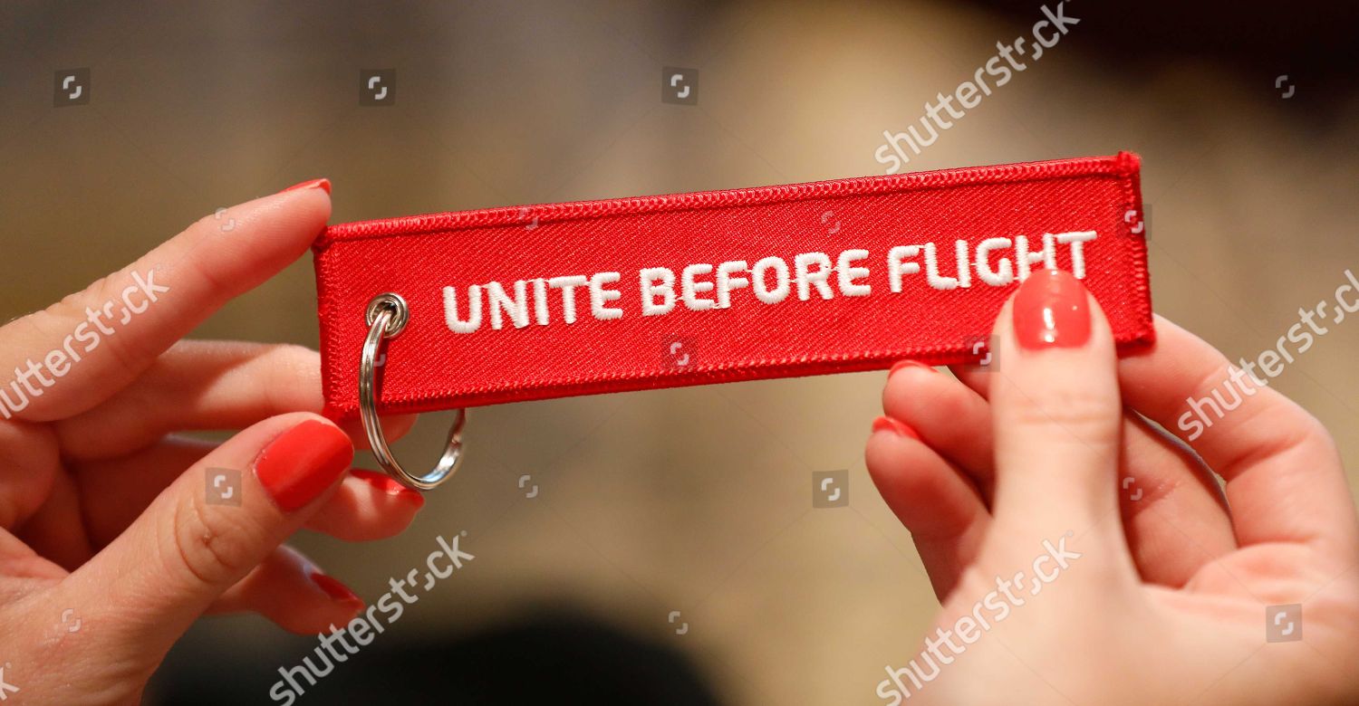 Employees Holds Key Fob Slogan Reading Editorial Stock Photo - Stock ...