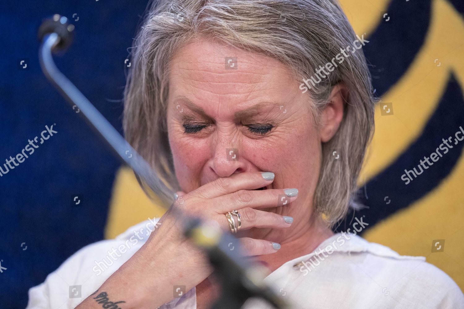 Mother Berthie Verstappen Reacts While Attending Editorial Stock Photo ...