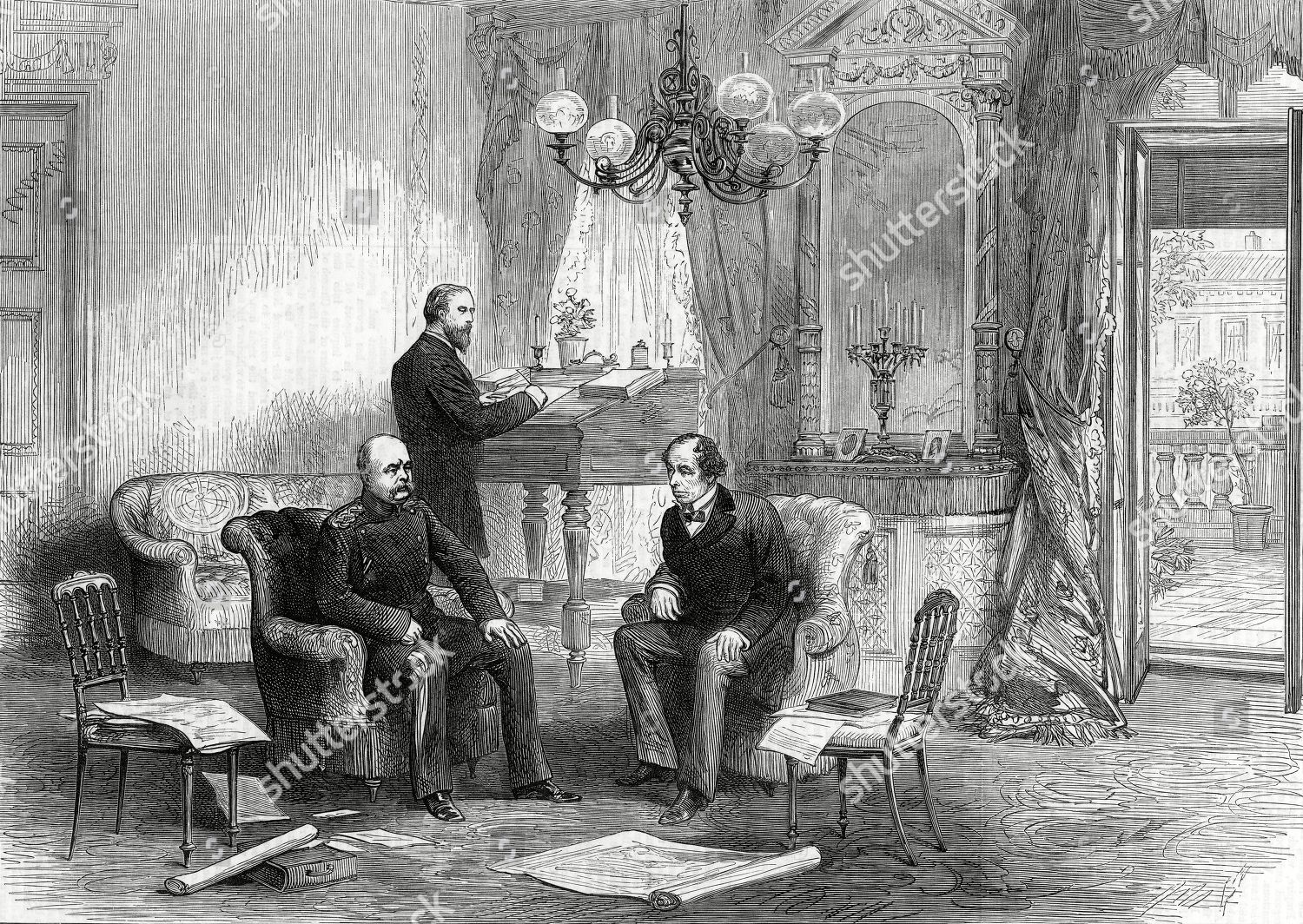 Engraving Showing Prince Otto Edward Leopold Editorial Stock Photo ...