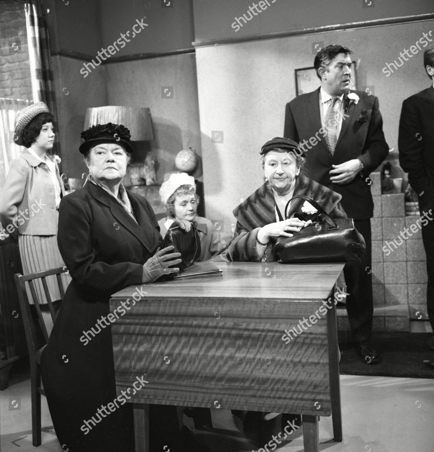 Jennifer Moss Lucille Hewitt Violet Carson Editorial Stock Photo ...