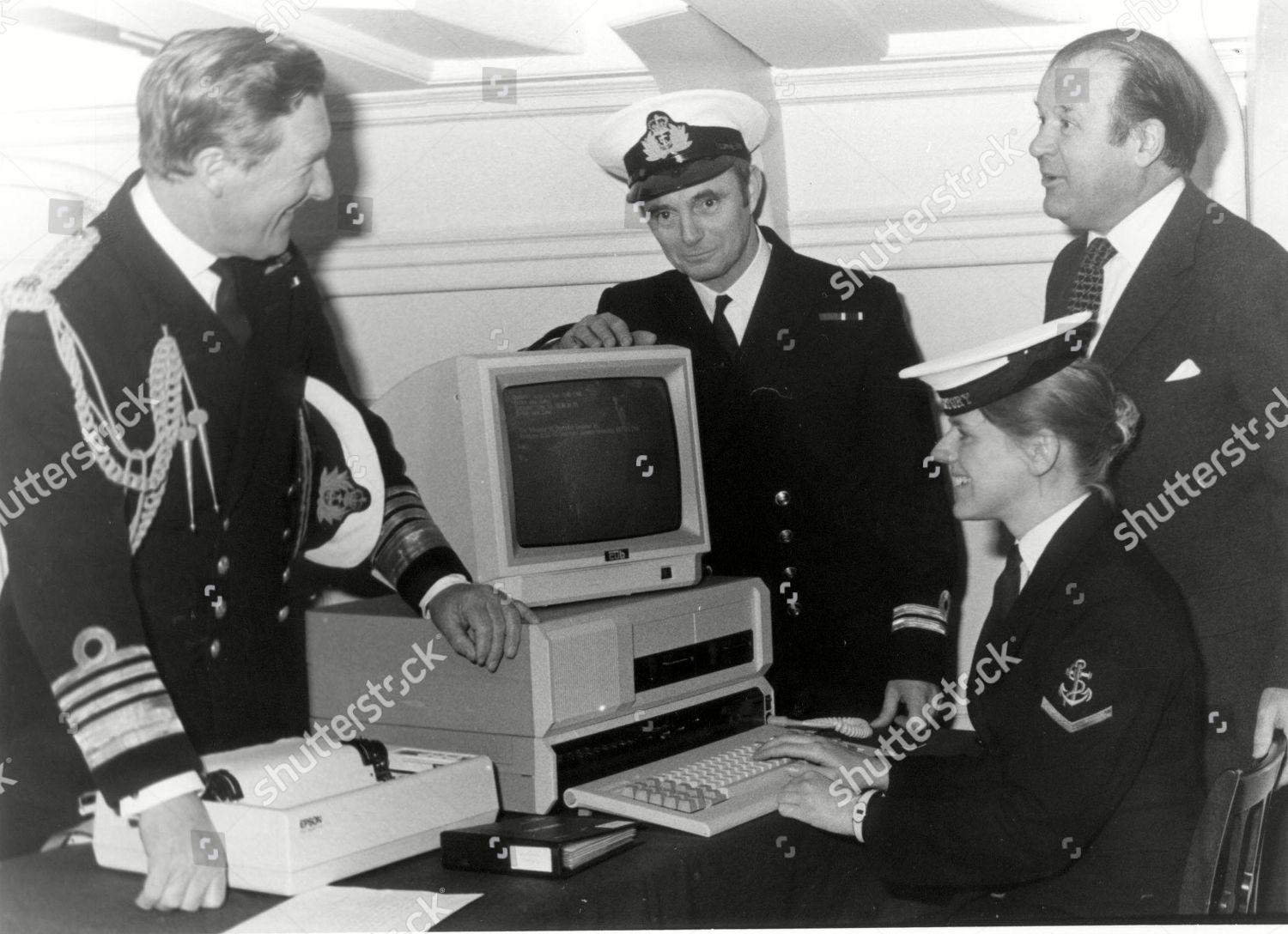 Royal Navy Receive Their First Desk Editorial Stock Photo - Stock Image ...