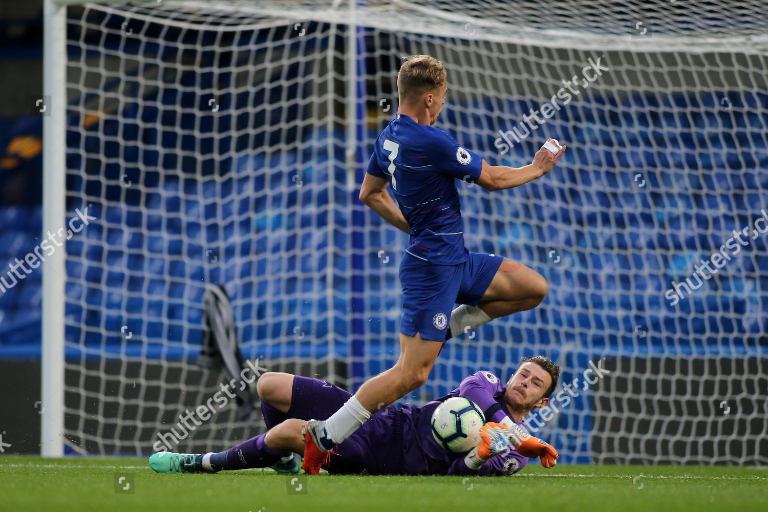 Derby Goalkeeper Josh Barnes Makes Fine Editorial Stock Photo - Stock ...