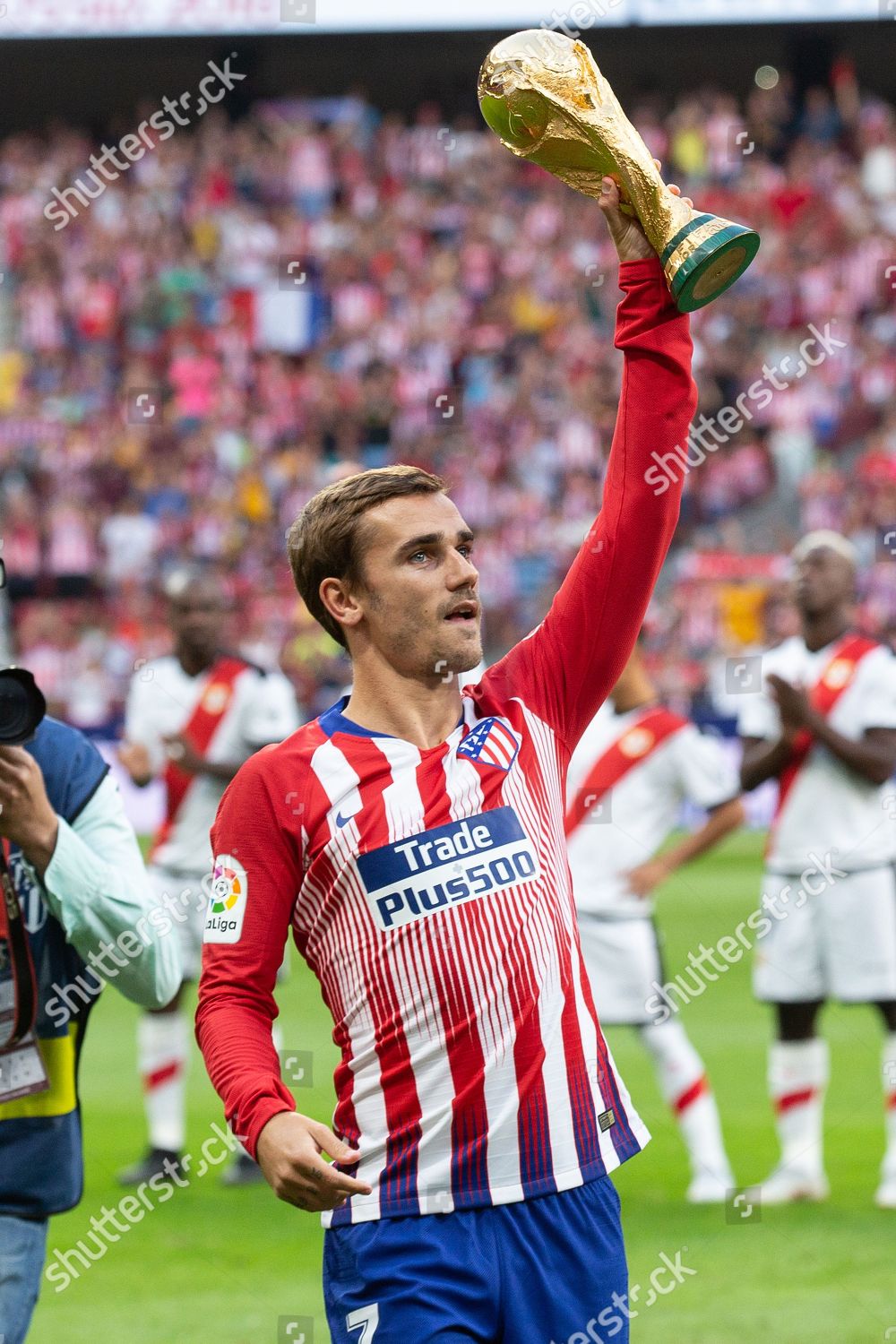 Antoine Griezmann Atletico Madrid Trophy World Editorial Stock Photo ...