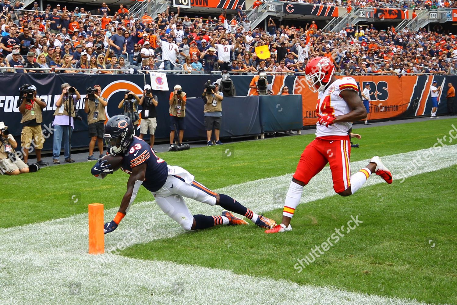 Chicago Illinois Us Bears 83 Javon Editorial Stock Photo - Stock Image ...