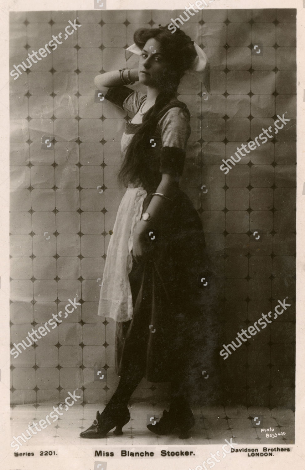 Miss Blanche Stocker British Stage Actress Editorial Stock Photo ...