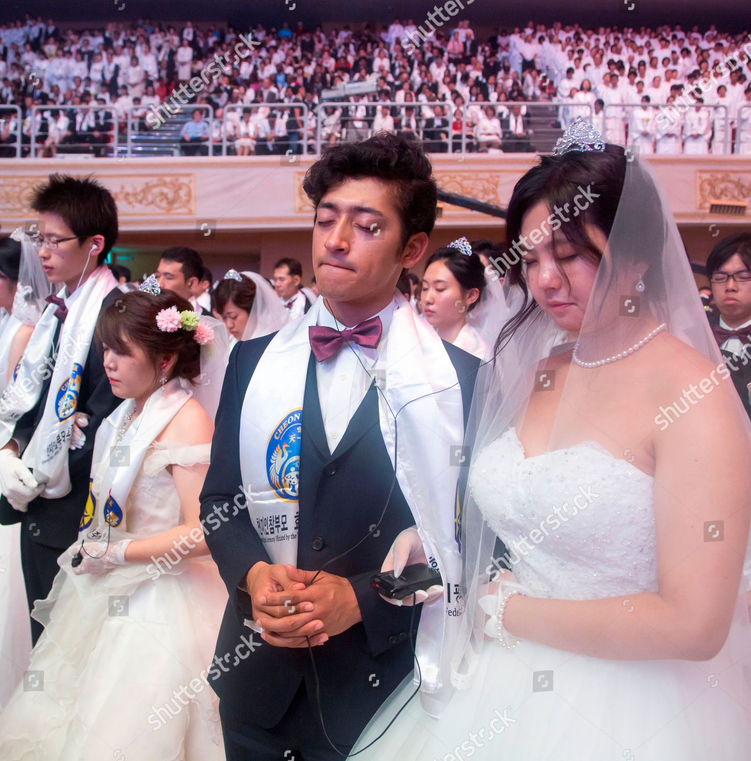 Mass Wedding Ceremony Unification Church Editorial Stock Photo - Stock ...