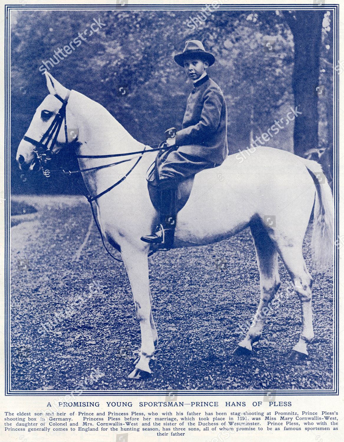 Hans Heinrich Xvii 4th Prince Pless Editorial Stock Photo - Stock Image ...