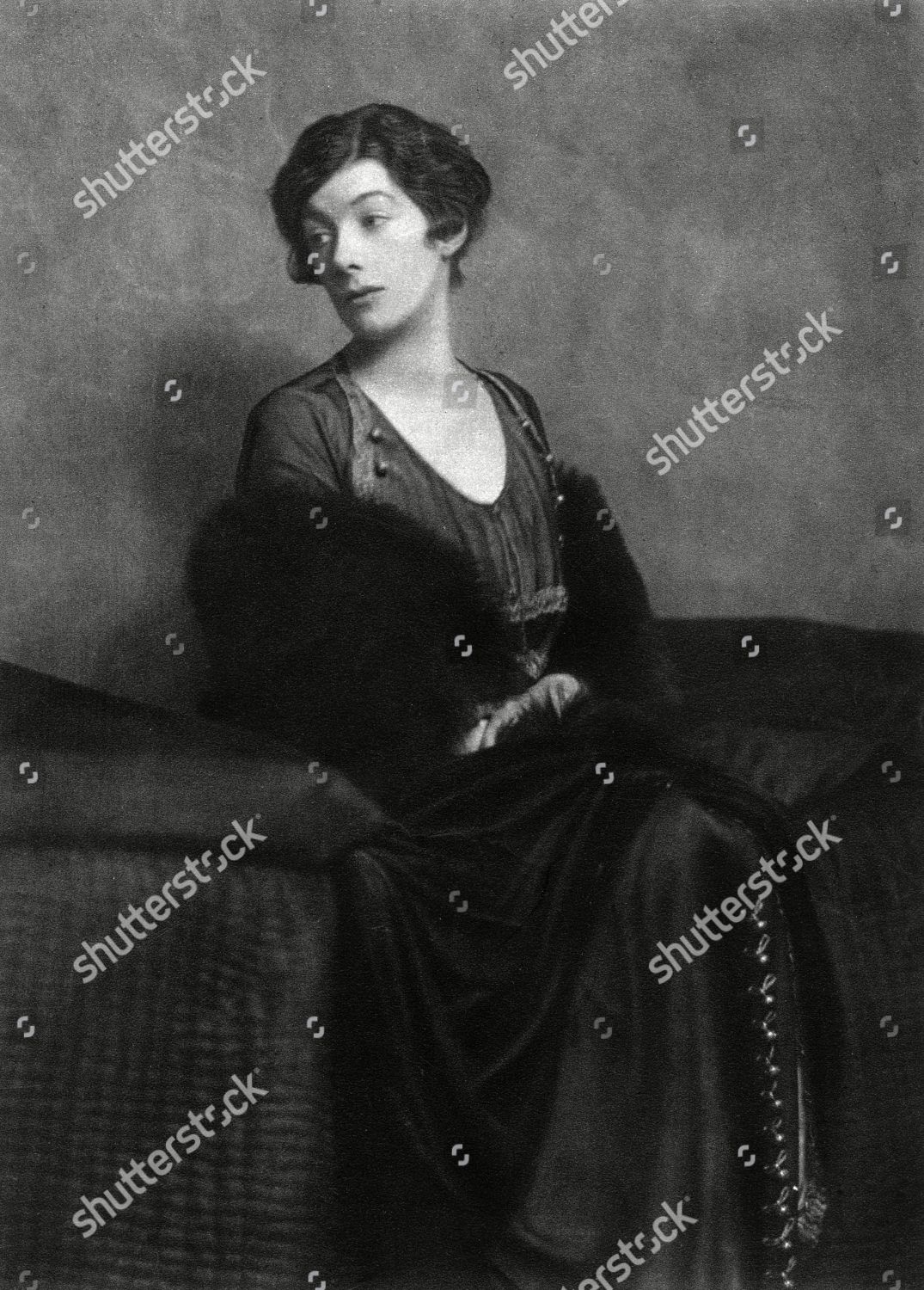 Portrait Mrs Raymond Asquith Formerly Miss Editorial Stock Photo ...