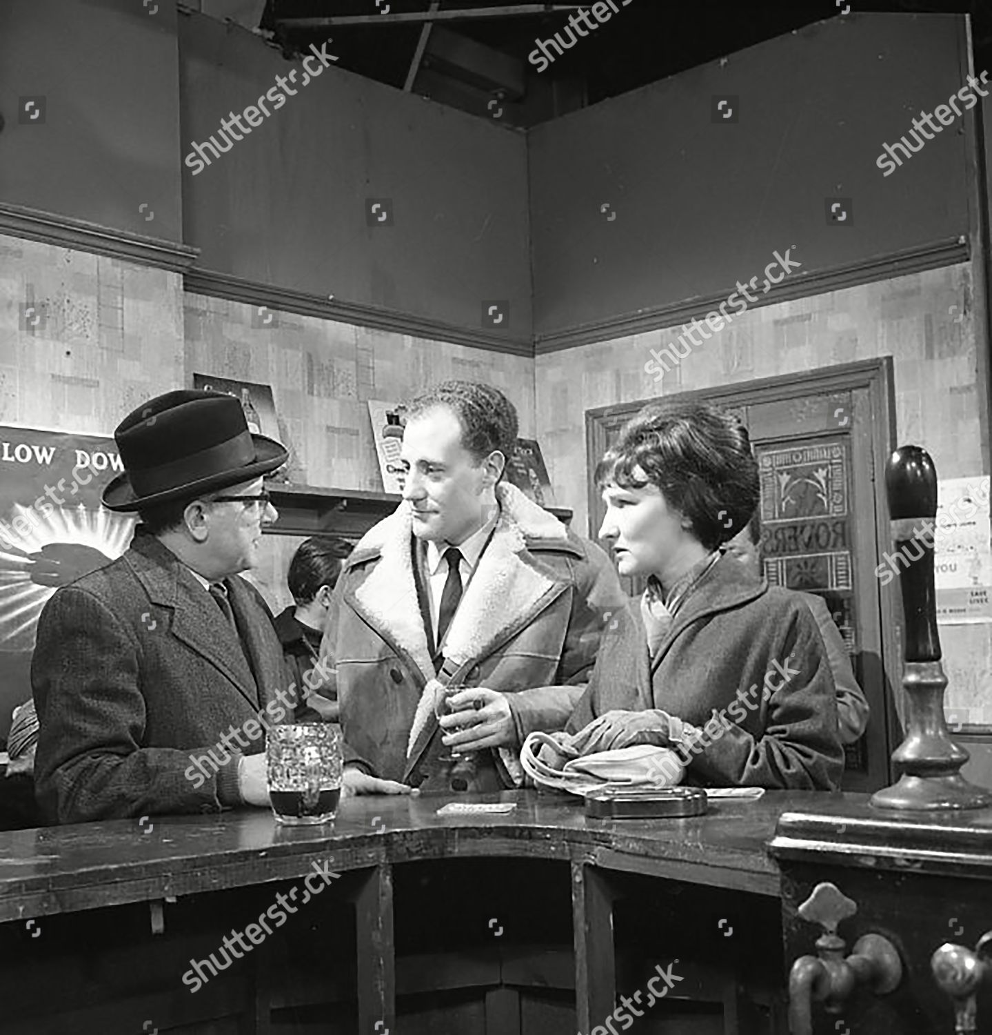 Arthur Lowe Leonard Swindley Stanley Meadows Editorial Stock Photo ...
