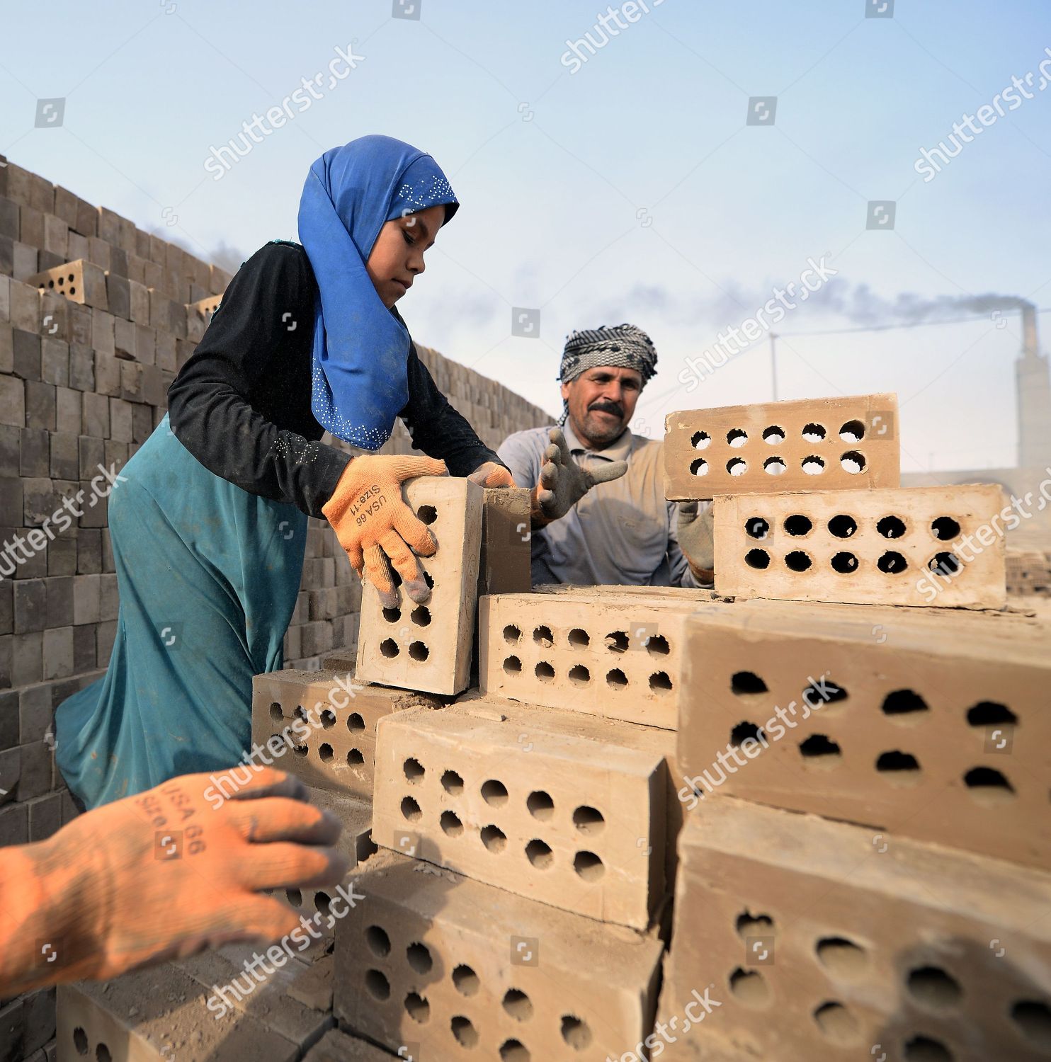 Iraqi Young Girl L Man Arrange Editorial Stock Photo - Stock Image ...