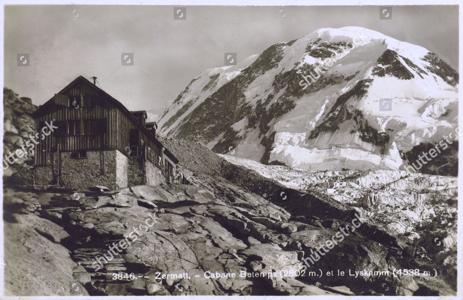Monte Rosa Hutte Hut Betemps Located Editorial Stock Photo - Stock ...