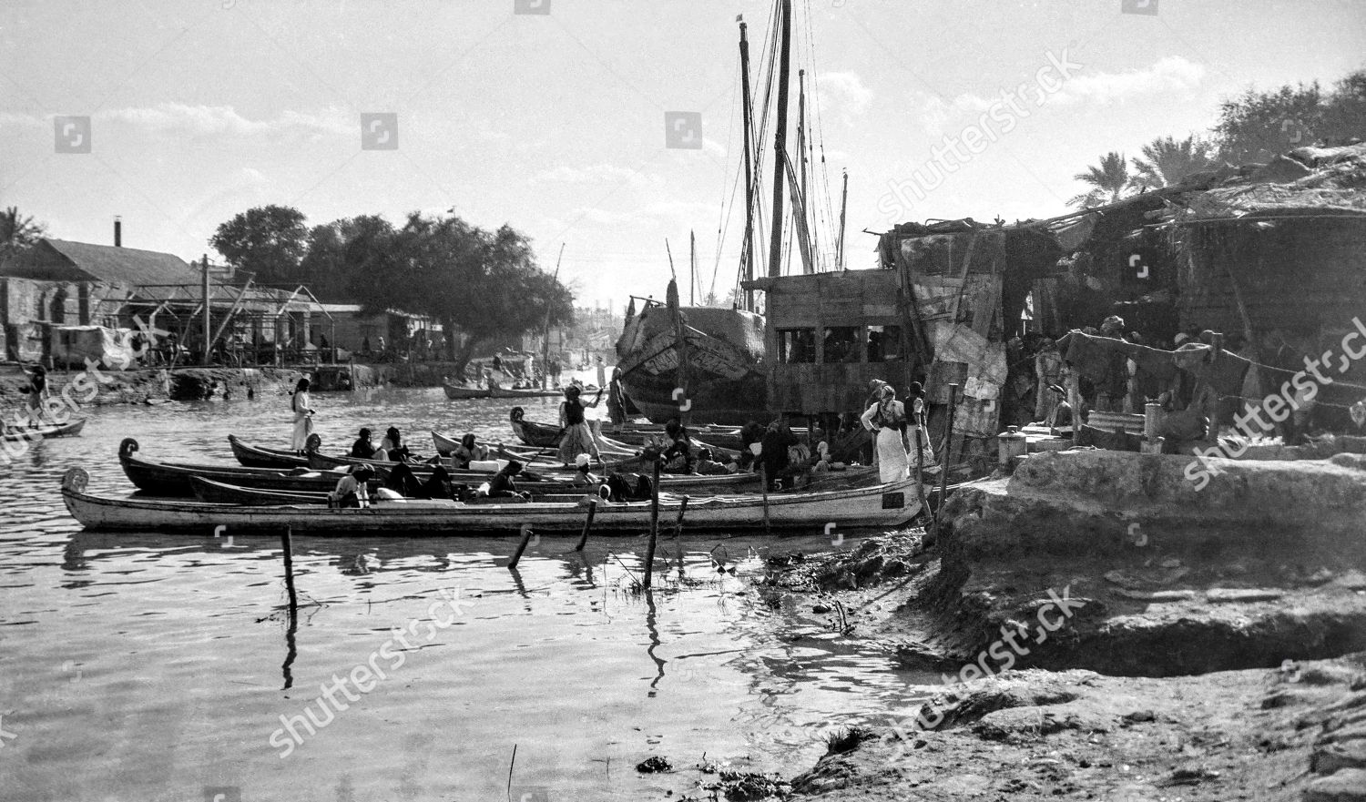 Glass Negative Ww1 Photographs Iraq Esopotamia Editorial Stock Photo ...