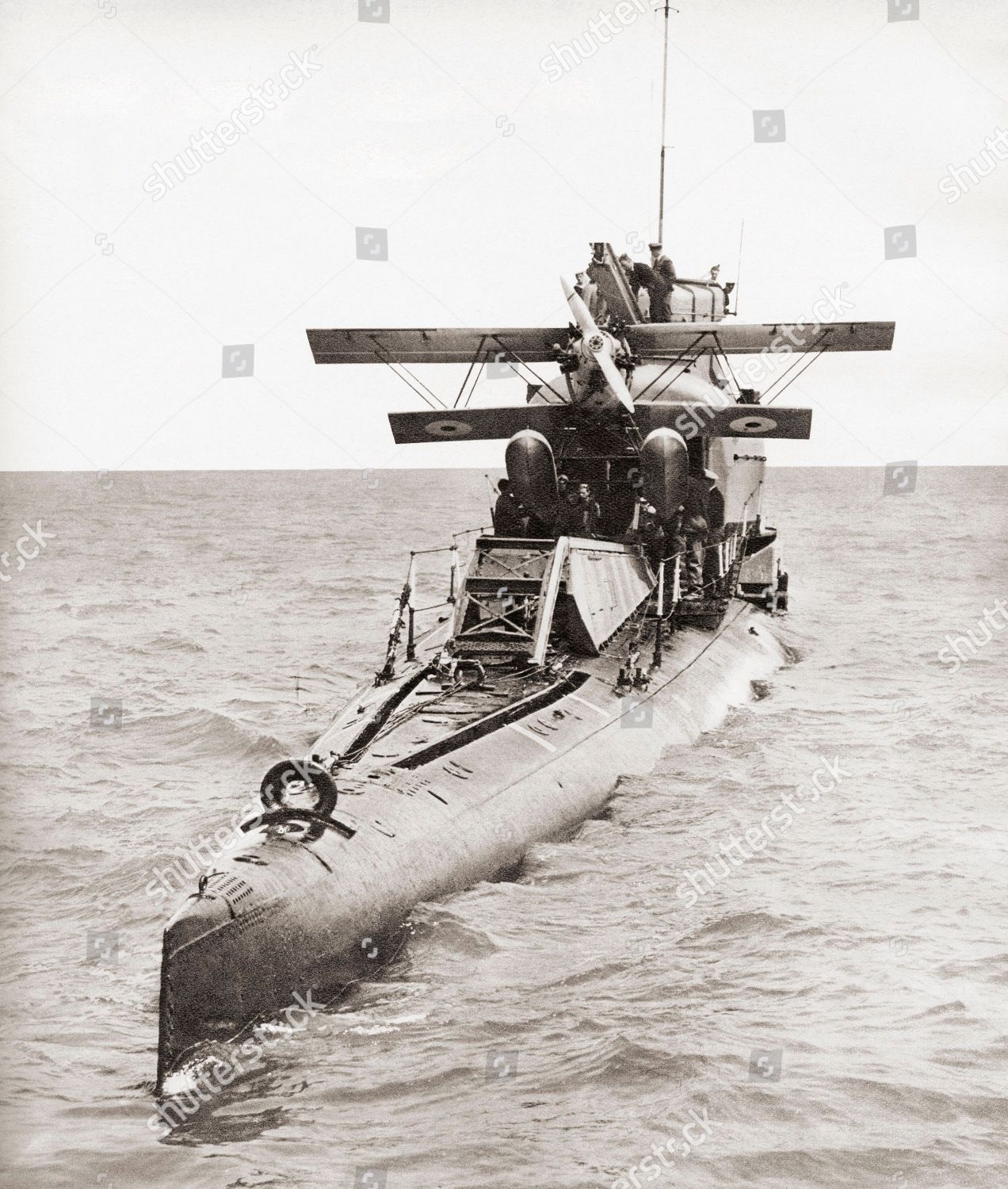 Hms M2 Royal Navy Submarine Monitor Editorial Stock Photo - Stock Image ...