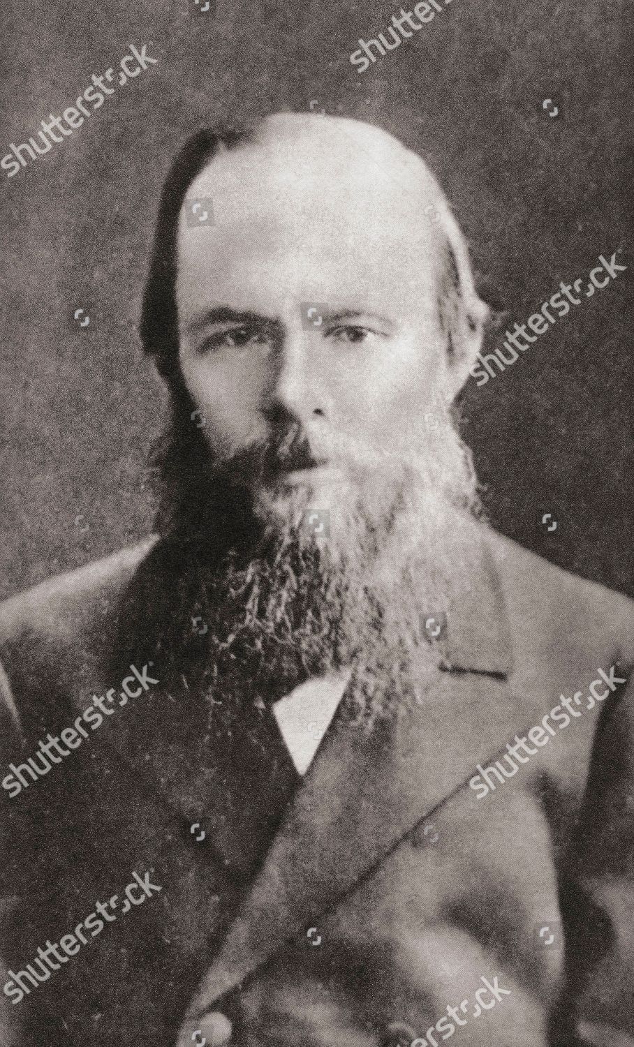 Fyodor Mikhailovich Dostoevsky 1821 1881 Aka Editorial Stock Photo ...