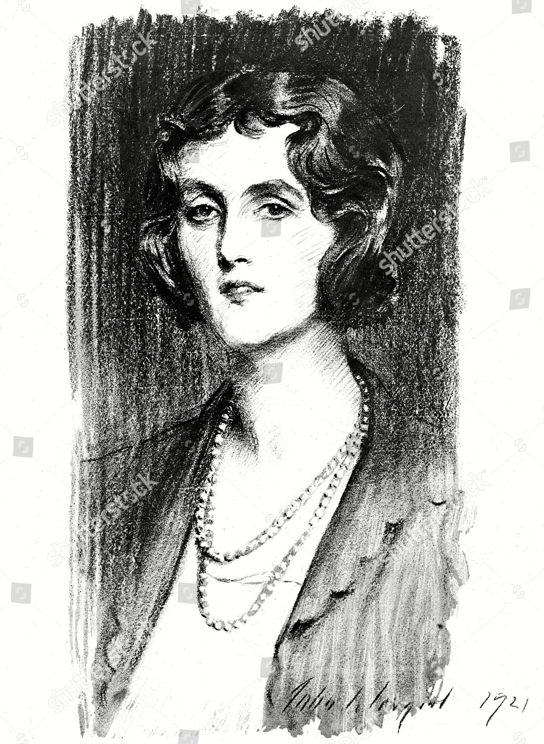 Lady Cynthia Mosley Daughter Lord Curzon Editorial Stock Photo - Stock ...