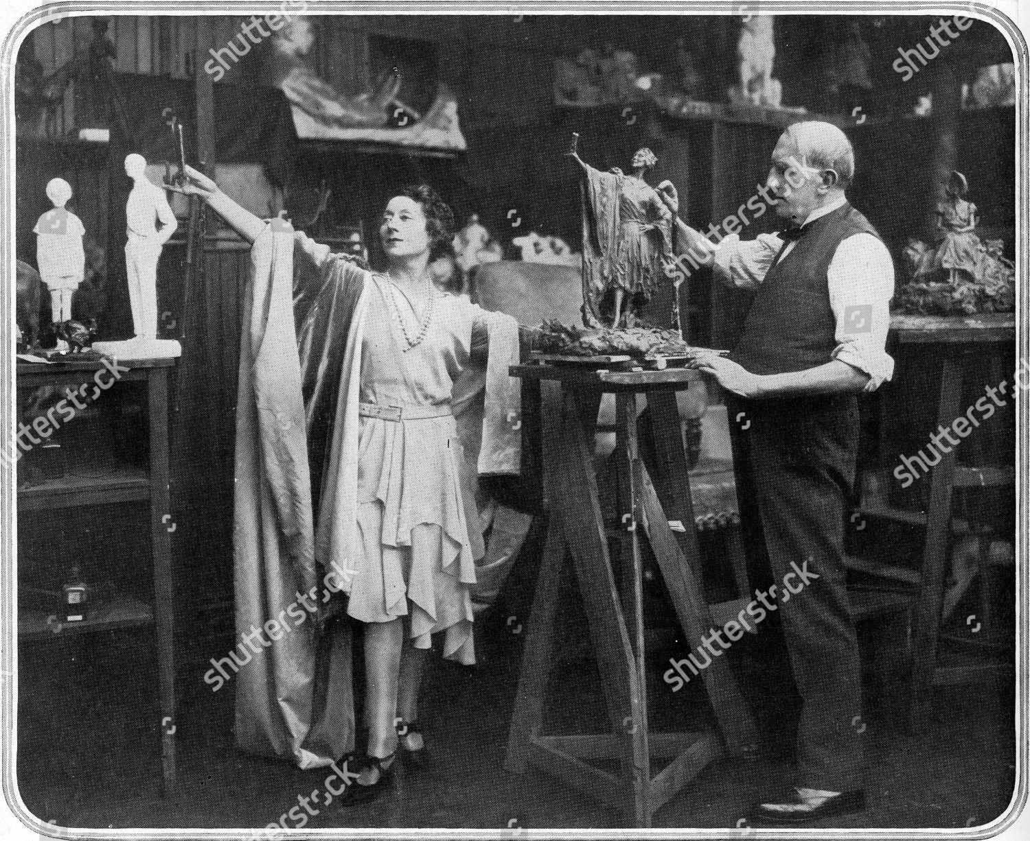Famous Parisian Actress Cecile Sorel Poses Editorial Stock Photo ...