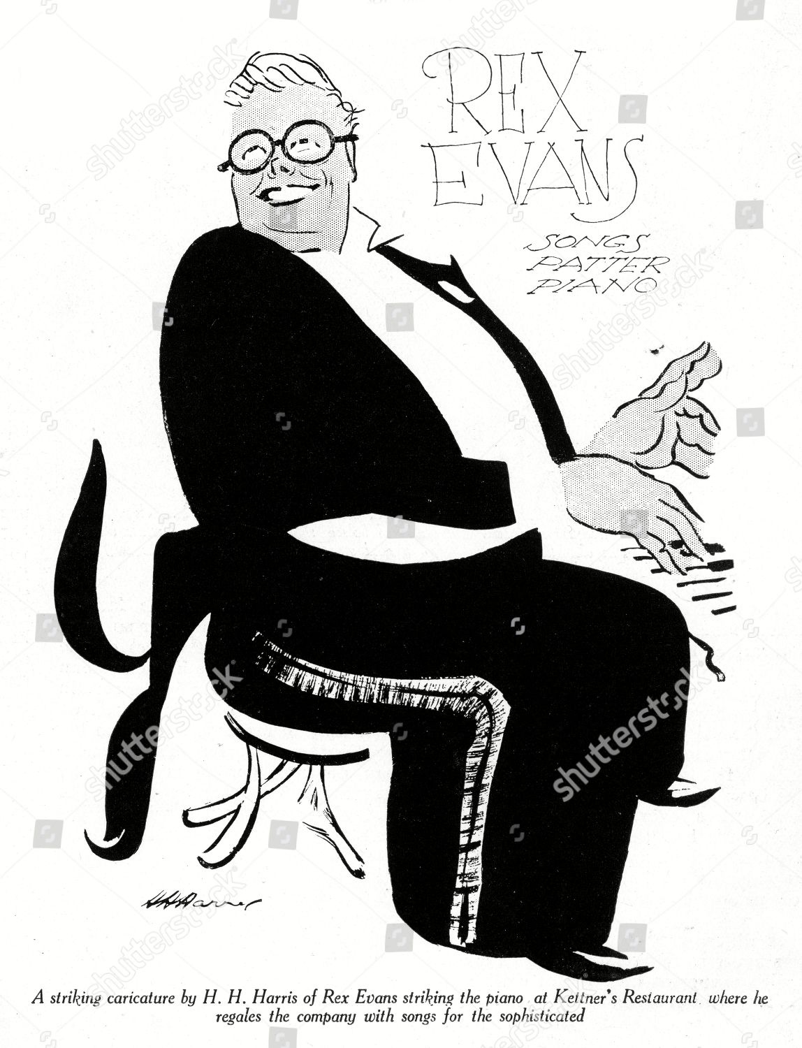 Rex Evans 19031969 British Character Actor Editorial Stock Photo ...